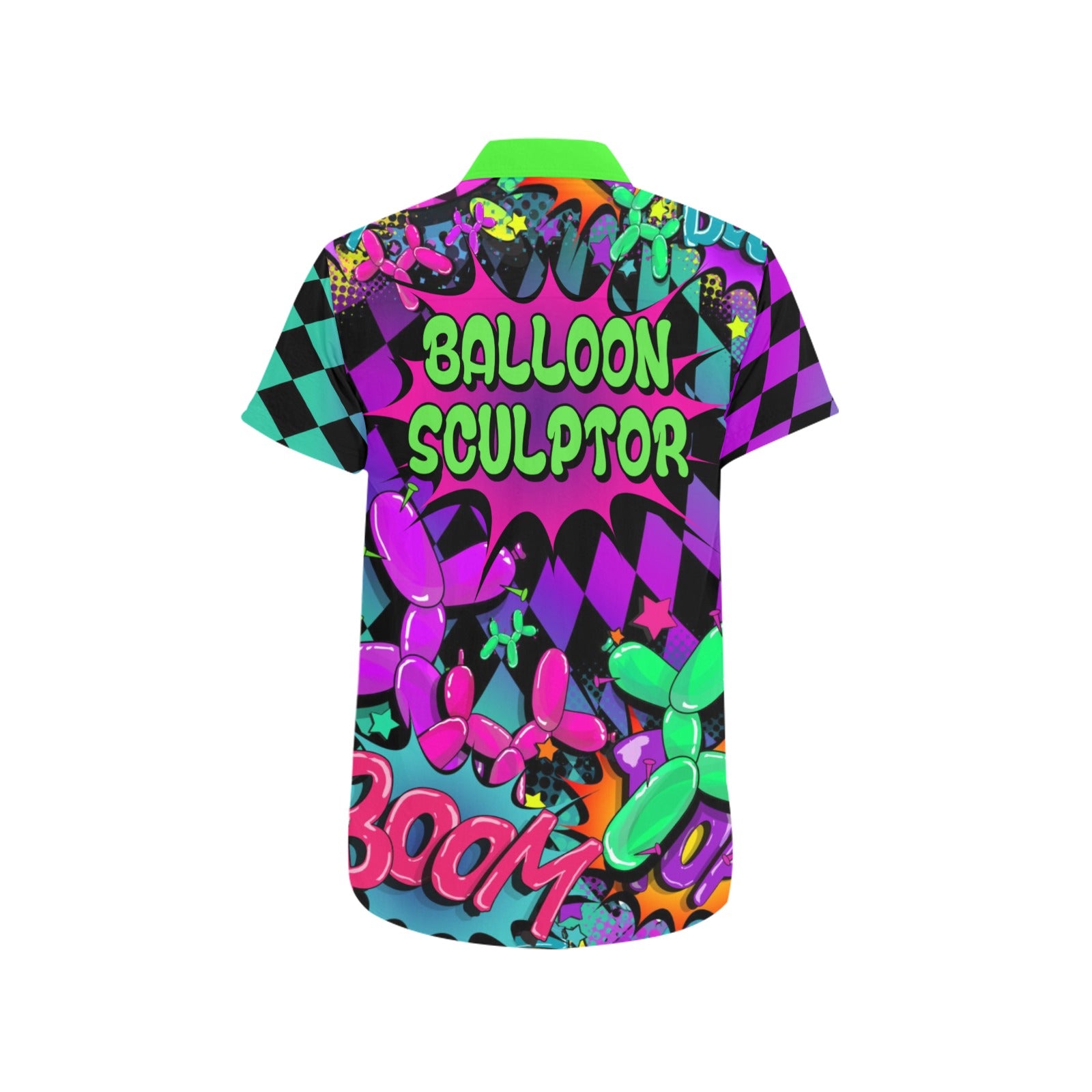 Checkmate BOOM! "Balloon Sculptor" - Short Sleeve Shirt With Pocket ...